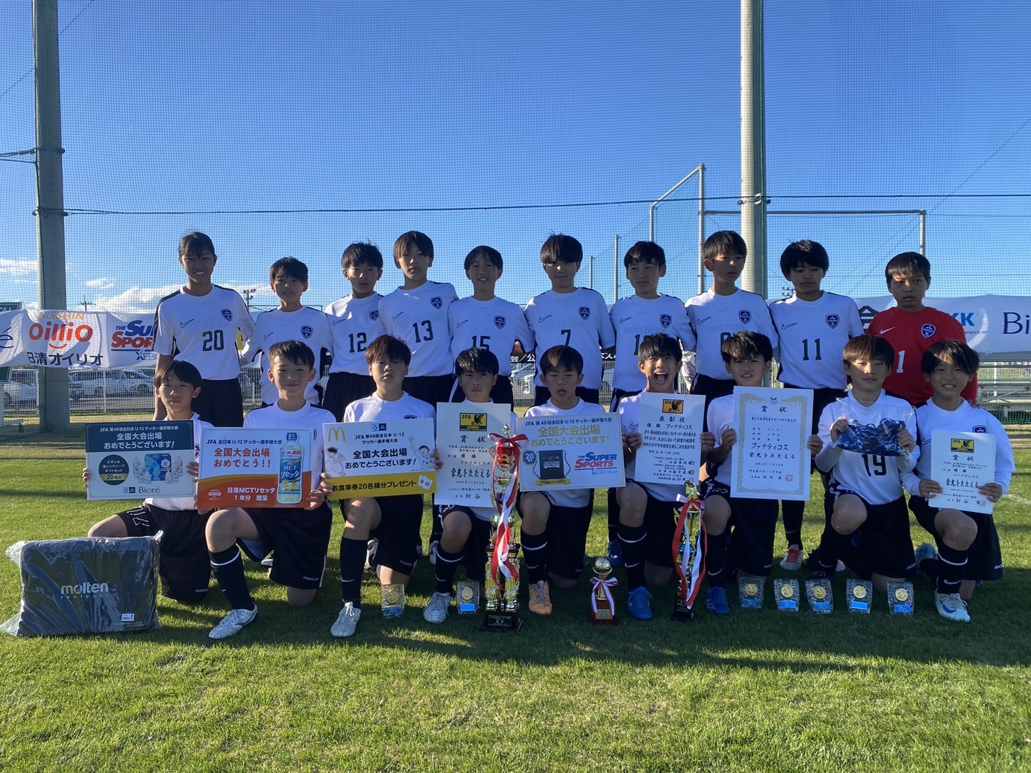 JFA第48回全日本U-12サッカー選手権大会群馬県大会最終順位 | 公益社団法人群馬県サッカー協会